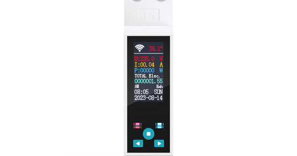 Din Rail Type Smart Meter and controlling switch 63A-1PH